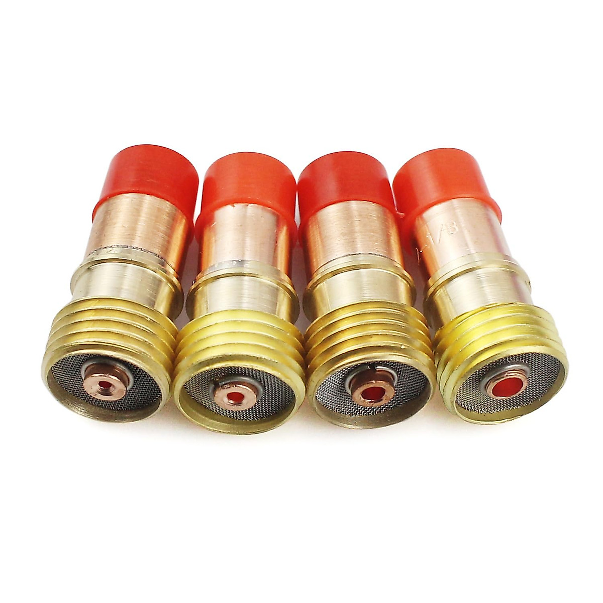 TIANLYLIN 37pcs TIG Gas Lens Collet Body & #12 Pyrex Cup Kit DB SR WP 17 18 26 TIG Welding Torch