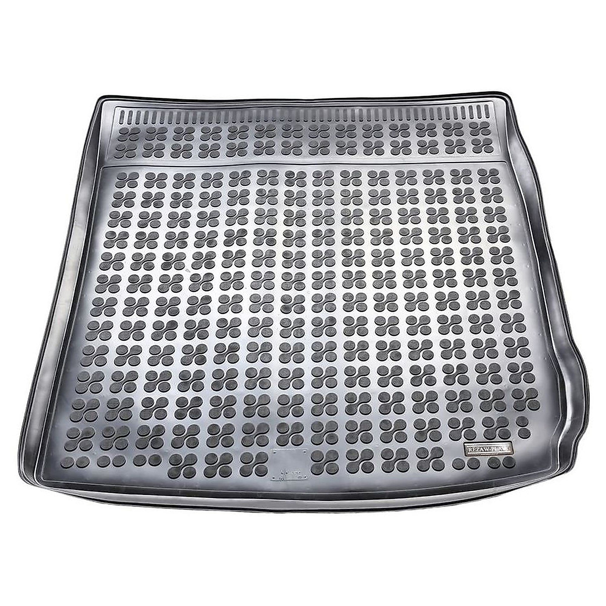 REZAW-PLAST Premium Trunk Mat Compatible with 2017-2024 Volvo S90 Cargo Mat/Sedan/All Weather Rear Rubber Floor Mat, Custom Fit, Tailored, Odorless, Car Accessories Black