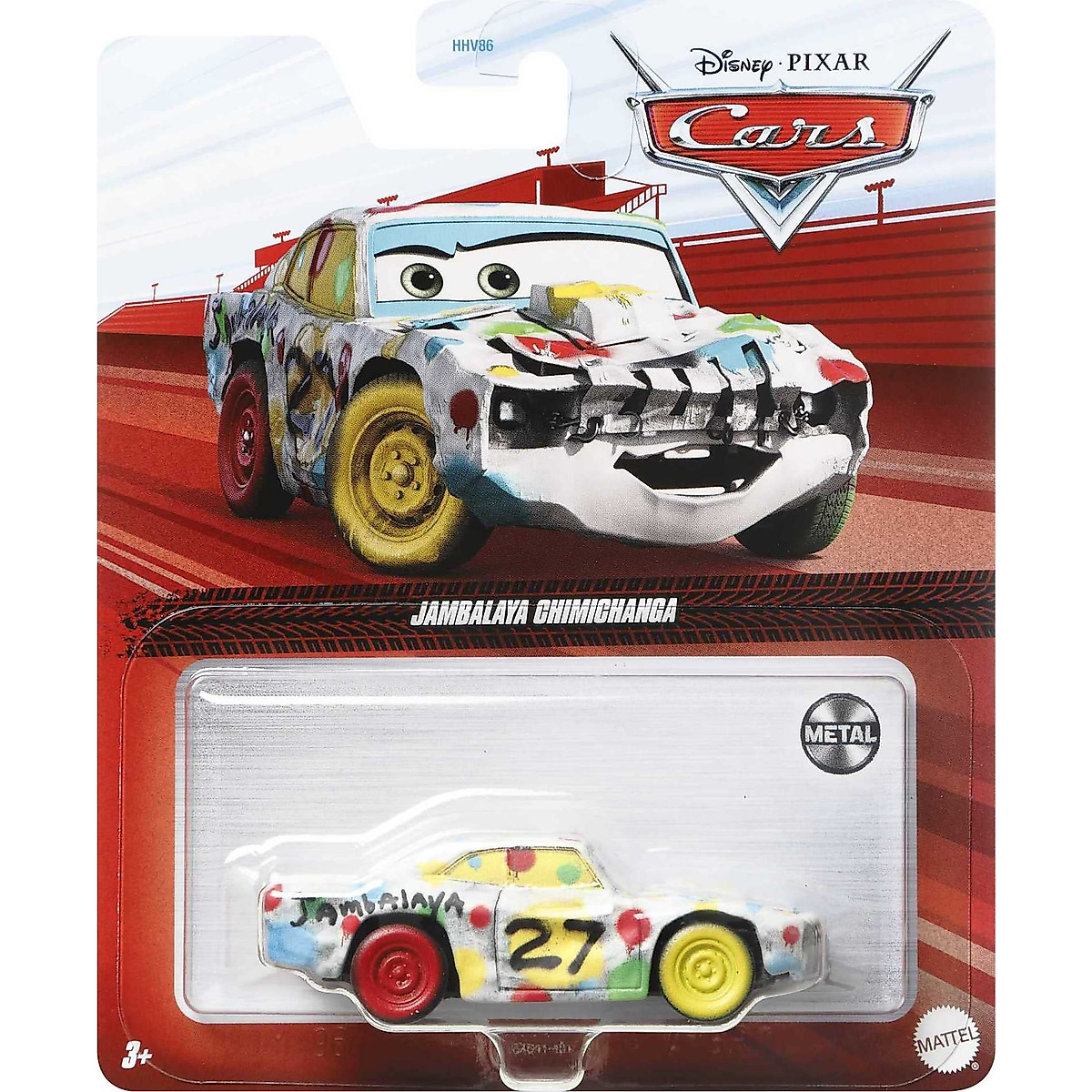 Disney Cars Toys and Jambalaya Chimichanga, Miniature, Collectible Racecar Automobile Toys Based on Cars Movies, for Kids Age 3 and Older, Multicolor