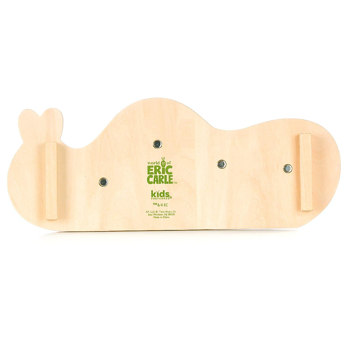 KIDS PREFERRED World of Eric Carle The Very Hungry Caterpillar Montessori Spinning Wooden Gears Toy with Colorful Non-Removable Gears