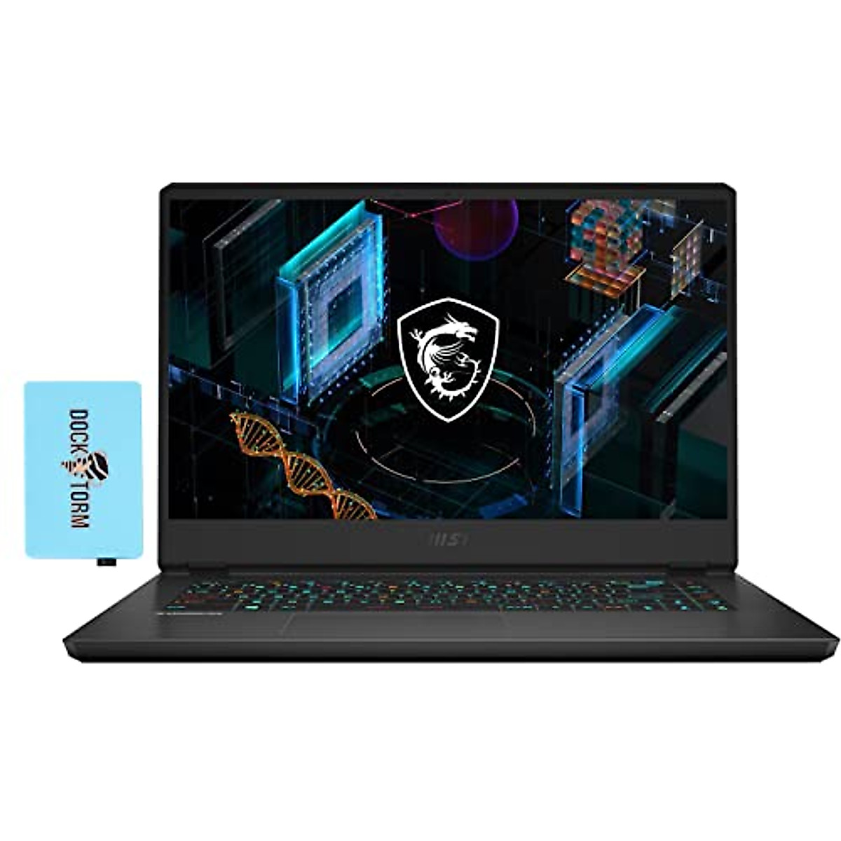 MSI GP66 Leopard Gaming & Entertainment Laptop (Intel i7-11800H 8-Core, 16GB RAM, 512GB SSD, RTX 3080, 15.6" 144Hz Full HD (1920x1080), WiFi, Bluetooth, Backlit KB, Win 11 Home) with Hub