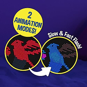 Lite Brite Oval High Definition - Light Up Toy – 650 Mini Pegs, 8 HD Design Templates, Great Gift for Girls and Boys Ages 6+