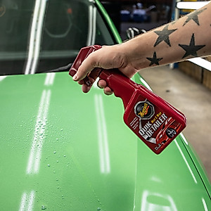 Meguiar's G1116EU Quik Clay Bar Starter Kit with 80g of clay and 473ml Detailer to safely remove surface bonded contaminants such as tar, tree sap, overspray and industrial fallout