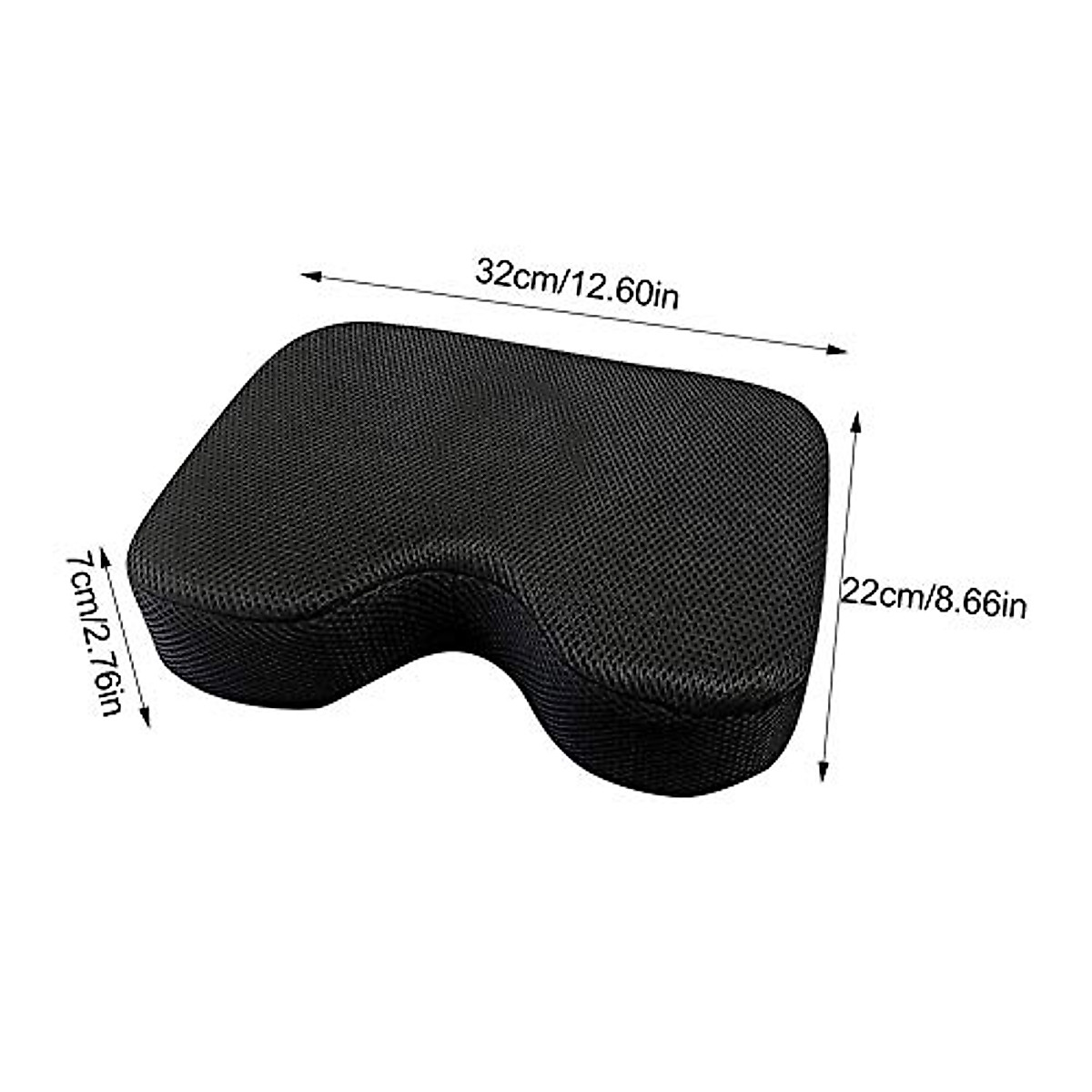 Rowing Machine Seat Cushion, Rower Seat Cushion with Custom Memory Foam, Washable Cover and Straps - Rowing Machine Cushion Alternative - Rower Accessories