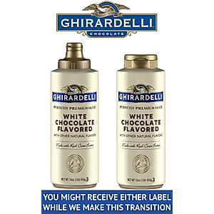 Ghirardelli Squeeze Bottles - Caramel, Chocolate & White Chocolate - Set of 3