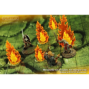 LITKO Inferno Marker Set | Blazing Fire | Spell Effects | Flames (Variety Pack)