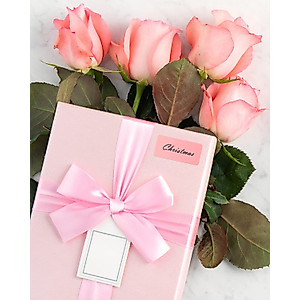 POLONO 2.25”x1.25” Direct Thermal Label, Perforated Sticker Labels for Address, Barcodes, Adhesive Multipurpose Labels Compatible with PL70E Label Printers (1000 Labels, Pink)