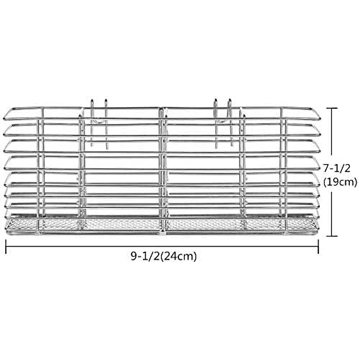 blitzlabs Expandable Dish Rack, Deep Large Dish Drying Rack with 4 Division Utensil Silverware Cutlery Holder, Dish Drainer Shelf Dish Rack in Sink On Counter, Rustproof Stainless Steel