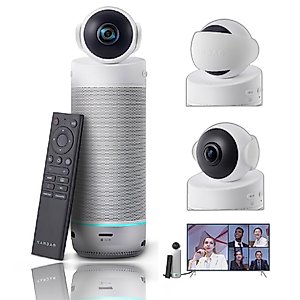 KanDao Video Conference Camera, Smart Video Conferencing System, AI 3.0, 8*Mic, Speaker, 180 Degree, Build-in System WiFi/HDMI, Smart Capture and Trace, Intelligent Identify, Video Meeting Camera