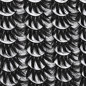 ALICROWN Dramatic Eyelashes Fluffy Mixed False Lashes Lightweight Handmade Soft Volume 16 Pairs Faux Mink Lashes Pack