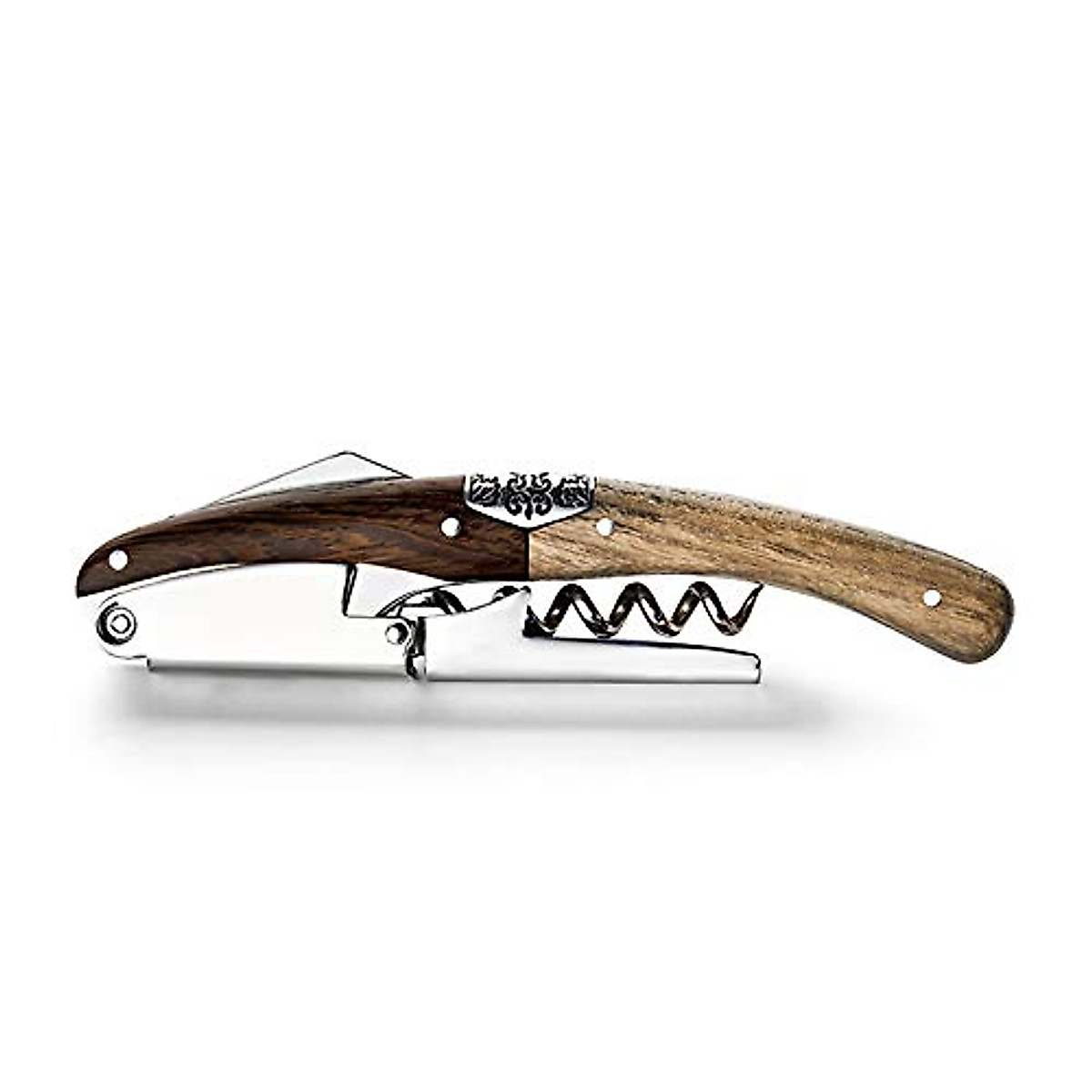 Legnoart Primitivo Grand Crue Sommelier Corkscrew with Solid Oak and Wenge Wood Handle in Premium Gift Box