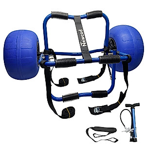 Newcod Kayak Cart, Kayak Dolly with 12-Inch Large Beach Balloon Wheels Tires for Sand