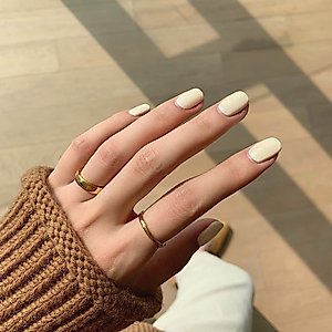 Diduikalor 24PCS French Stick on Nails, Coffin Fake Nails with Nail Glue Square Press on Nails Short, Reusable Uñas Acrilicas Con Diseños, Cute Nails for Women
