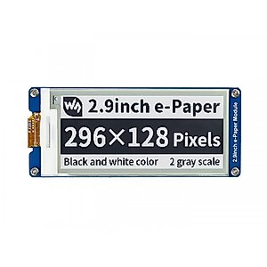 Coolwell Waveshare 2.9inch E-Paper Module Raspberry Pi E Paper Display 296x128 SPI Interface for Raspberry Pi 4B+ 4B 3B+ 3B 2B+ Zero W WH Jetson Nano Ardui