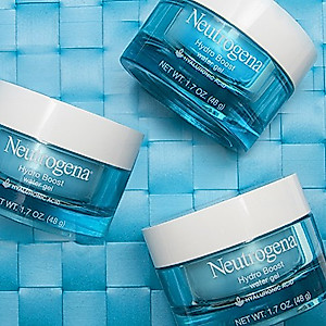 Neutrogena Hydro Boost Hyaluronic Acid Hydrating Water Gel Daily Face Moisturizer for Dry Skin, Oil-Free, Non-Comedogenic Face Lotion, 1.7 fl. oz