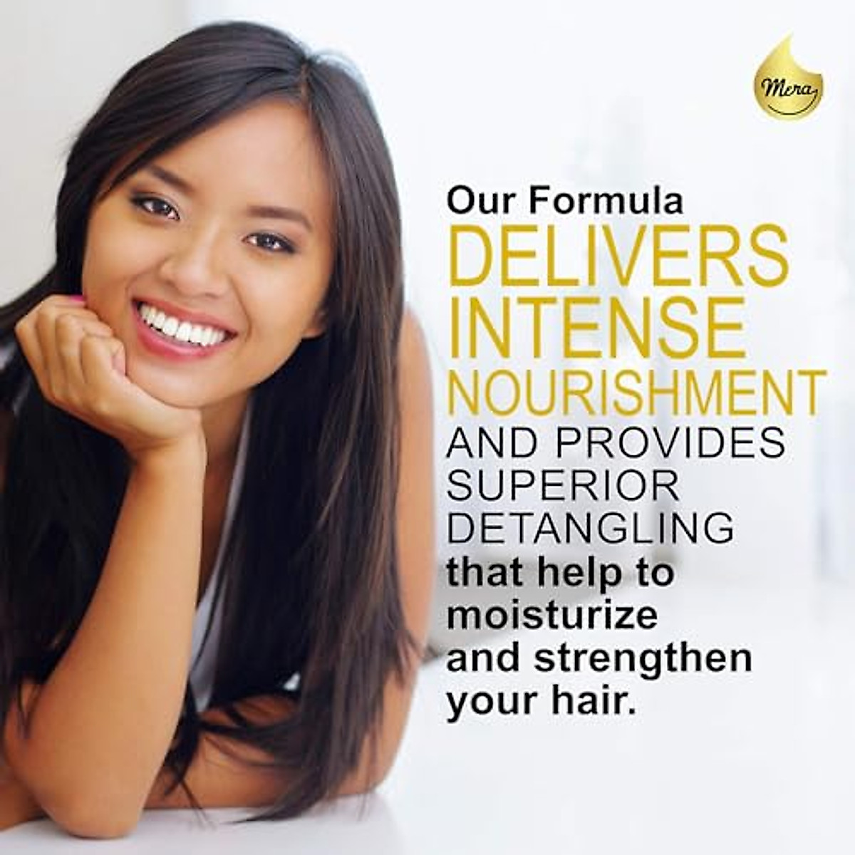 Mera Amla Conditioner - Volumizing Indian Conditioner With Amla Hair Oil, Vitamin E, & Menthol - Adds Volume, Strengthens, Lengthens, & Moisturizes Hair (11.8oz) - Pack of 1