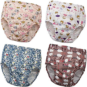 Toddler Underwear Girls 3T, Baby Girls' Training Underpants, Baby Girls' Rubber Pants, Plastic Diaper Covers for Swim Underwear Toddler Training Pants