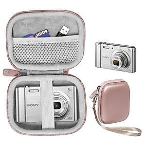 WGear Digital Camera Case for CAMKORY, Fulealfly, Lecran, Sony W800/S, DSCW830; Canon PowerShot ELPH360 HS/ 360/350 HS/350/310/190/180; Kodak PIXPRO Friendly Zoom FZ43, FZ53-BL; Nikon COOLPIX L32