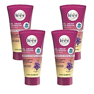 VEET Hair Removal Cream Sensitive Formula 6.78 oz (Pack of 4)