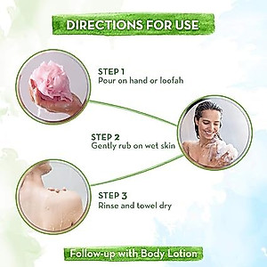 Charcoal Body Wash With Charcoal & Mint for Deep Cleansing, Shower Gel For Men 300 ml