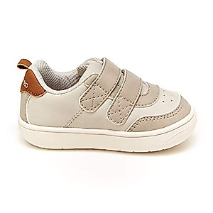 Stride Rite Baby Boys Hayden Sneaker, Light Grey, 3 Infant