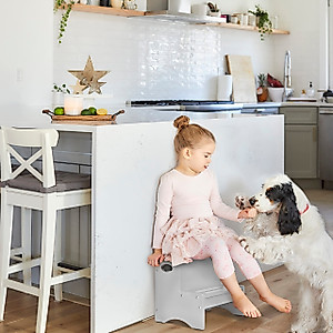 Dream On Me Little Steps Step Stool/Anti-Slid Base/Multipurpose Kids Step Stool/Sturdy & Solid Stool for Kids