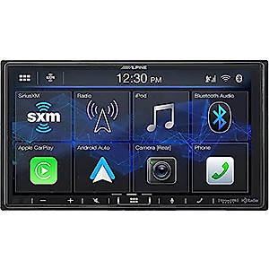Alpine ILX-407 Digital 7" Shallow-Chassis Multimedia Receiver with PowerStack and Apple Carplay
