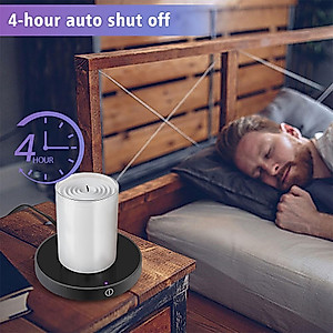 LOMILD Coffee Warmer, Electric Coffee Cup Warmer with Auto Shut Off, 3 Temperature Setting Mug Warmer for Beverage Milk Tea Candle, No Mug