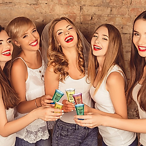 Zeyune 1.2oz Colorful Shot Glasses Acrylic Unbreakable Party Shot Glasses Compatible with 6 Shot Glass Dispenser and Holder(Clear, Yellow, Blue, Purple, 24 Pcs)