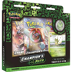 Pokemon TCG: Champion's Path Pin Collection (Turffield, Hulbury, and Motostoke), Multicolor (290-80484)