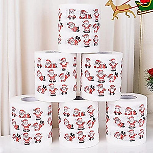 Christmas Printing Toilet Paper Old Man Christmas Pattern Paper Toilet Printing Paper Printing Roll Paper Printing Toilet