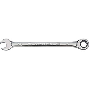 CRAFTSMAN Ratcheting Wrench, SAE, 1/2-Inch, 72-Tooth, 12-Point (CMMT42563)