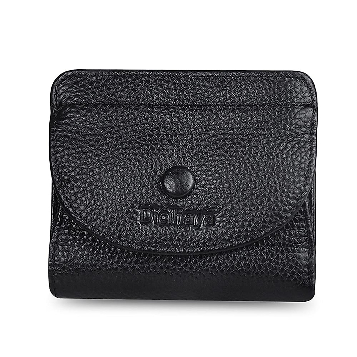 Dicihaya Female Small Wallets Coin Purse Mini Genuine Leather Wallet Bifold Pouch Multiple Cards Holder