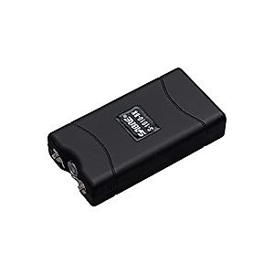 SABRE 2-in-1 Stun Gun with LED Flashlight, Self Defense Stun Gun with Painful 1.160 µC Charge, 120 Lumens, Rechargeable Battery, Easy to Use Safety Switch, Belt Holster for Quick Access