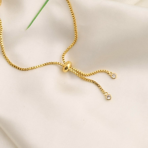 MYOSPARK Stethoscope Adjustable Chain Bracelet Medical Jewelry Gift For Doctor Nurse Medical Student (stethoscope bracelet gold)