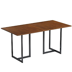 Tangkula 63 Inch Computer Desk, Large Writing Table, Modern Versatile Writing Desk with Spacious Desktop, Computer Workstation Study Table Home Office Desk (63” x 31.5” x 30”)
