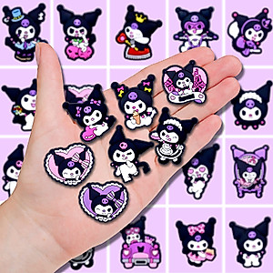 Fvrkiafa 20 PCS Shoe Charms for Girls Kids Women Teens, Girly Cute Kawaii Shoe Pins Accessories Decorations, Party Favors Birthday Gifts Cute Stuff