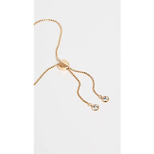 Kate Spade New York Mom Knows Best Mom Bracelet Clear/Gold One Size