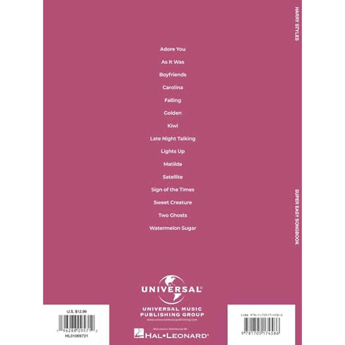 Harry Styles - Super Easy Songbook for Piano