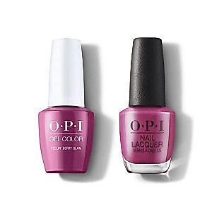 XPRESS ECOMMERCE NAIL ART STICKER WITH MATCHING GEL AND NAIL POLISH SIZE 15ML - 0.5 FL OZ COLOR: Feelin' Berry Glam