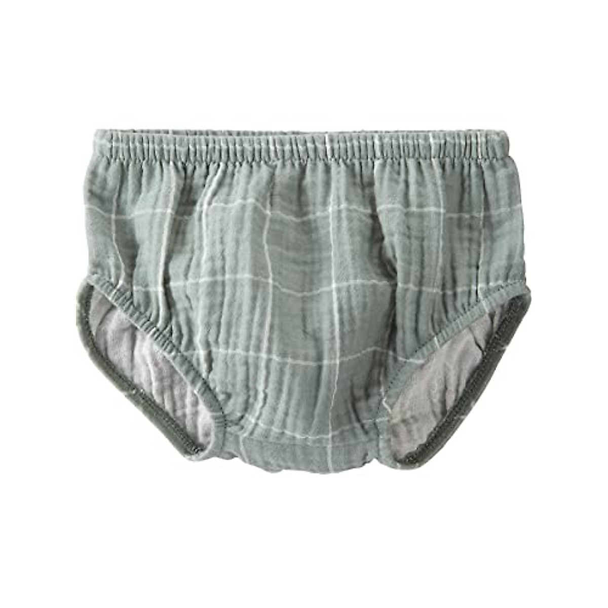 little planet by carter's Baby Girl's Organic Cotton Dress, Spring Moss Plaid, 9 Months