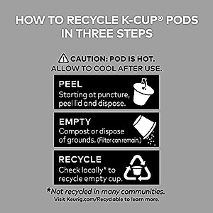 Eight O'Clock Cofee Original Decaf, Keurig Single Serve K-Cup Pods, 72 Count (6 Packs of 12)