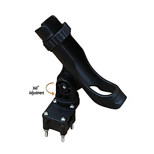 Brocraft Pontoon Boat Rod Holder/Fishing Rod holder for Square/Rail mount