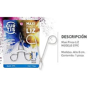 Silver PROFESSIONAL TWEEZERS with Easy Scissor Handle, The BEST PRECISION EYEBROW TWEEZERS Men/Women; Tools for EYEBROWS Facial Hair, Ingrown Hair, Blackhead, Fine Hair; Model 57FC MADE IN MEXICO
