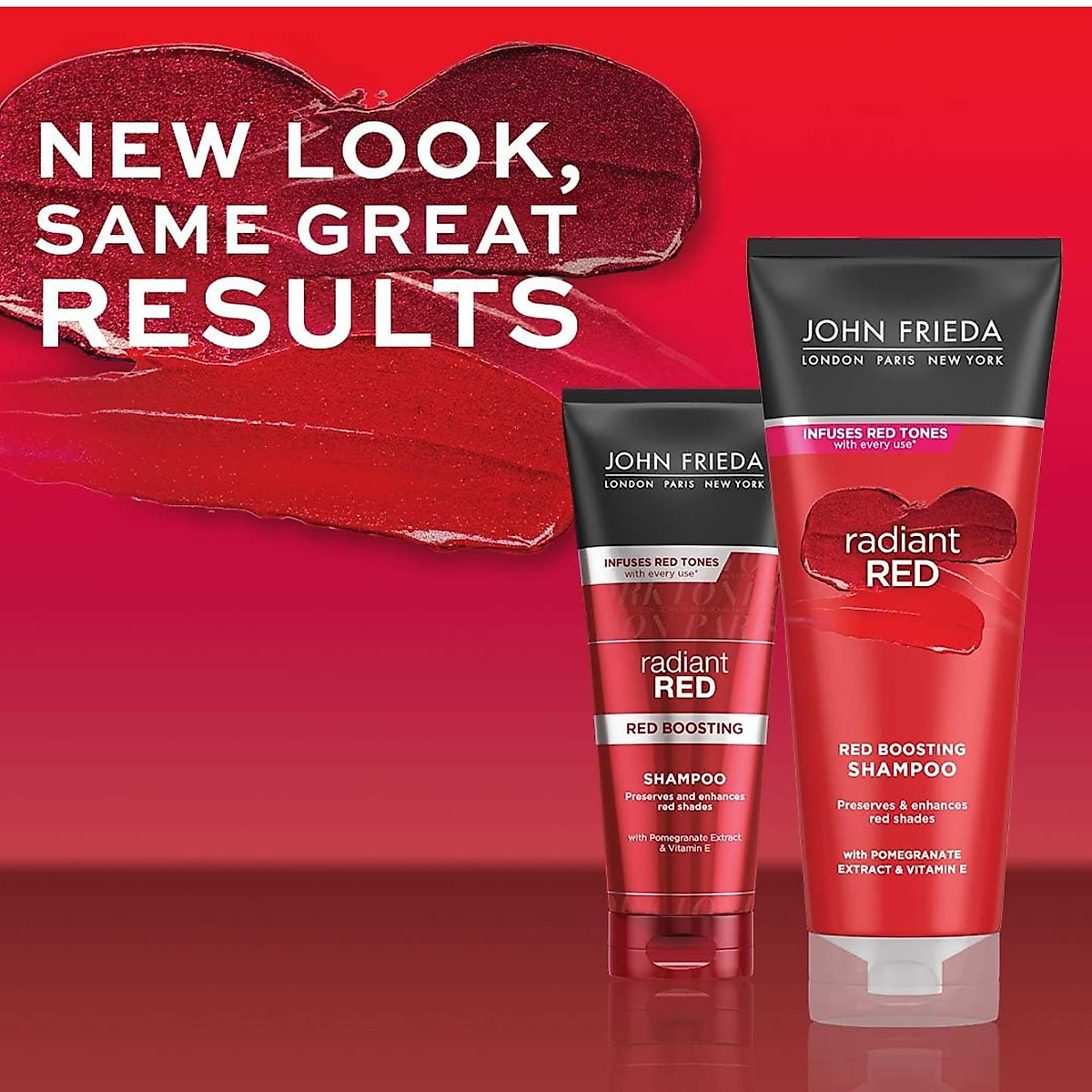 John Frieda Radiant Red Colour Protecting, Shampoo and Conditioner Pack,8.3 oz Each