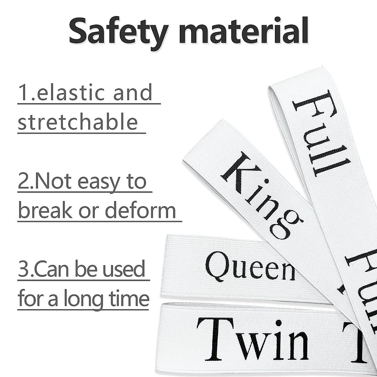 MINAYI 4 Pieces Sheet Keeper Closet Organization - Bed Sheets Set Storage Organizer -Linen Labels Sheet Organizer (King)