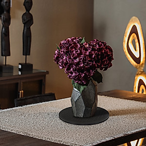 LapWorks 10 Inch Heavy-Duty Monitor Swivel Stand (Black) | 360 Degree Rotating Lazy Susan Base for TVs, Computers, Painting, Potted Plants, Display, and Cabinet Organization | Supports 100lbs