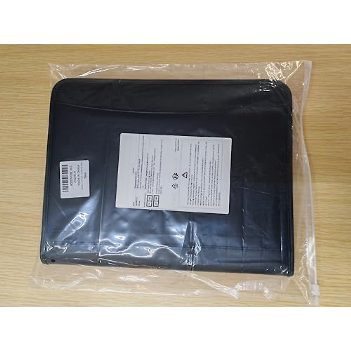 Leathario Portfolio Binder, A4 Padfolio Office Organizer, Business Folder Accessories with Zipper, Superior Vegan Leather, 9.7 Inch Tablet Sleeve, Writing Pad Document for Men Women, Card Storage