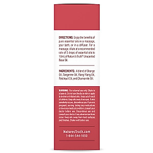Nature's Truth Aromatherapy Calming 100% Pure Essential Oil, Citrus, 0.51 Fluid Ounce, Clear