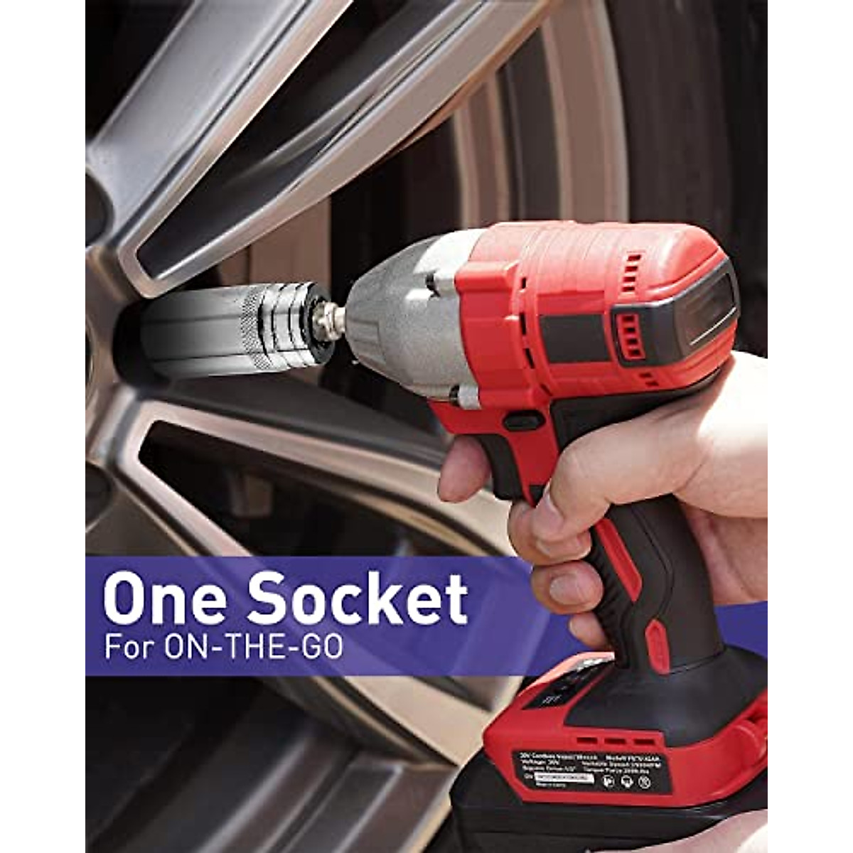 Super Socket for Men as Valentine's Day Gift, Universal Socket Wrench with Multi-Function Power Drill Adapter, Universal Socket Set, Thanksgiving Christmas Gift for Men Husband Dad Boyfriend(7-19mm)